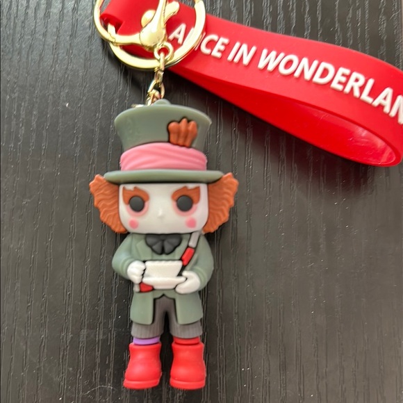 Disney | Accessories | Mad Hatter Alice In Wonderland Silicone Keychain ...